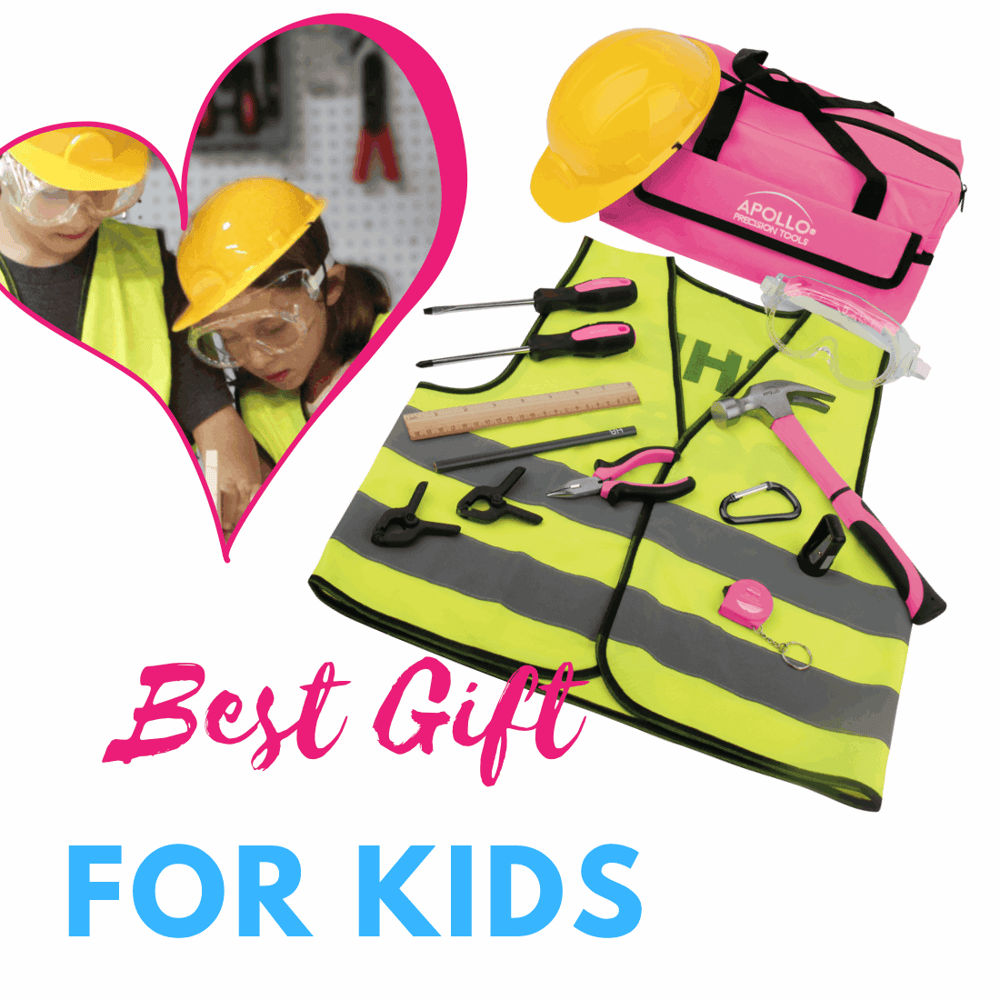 My First Apollo Tool Kit. Real tools and play protective gear for ...