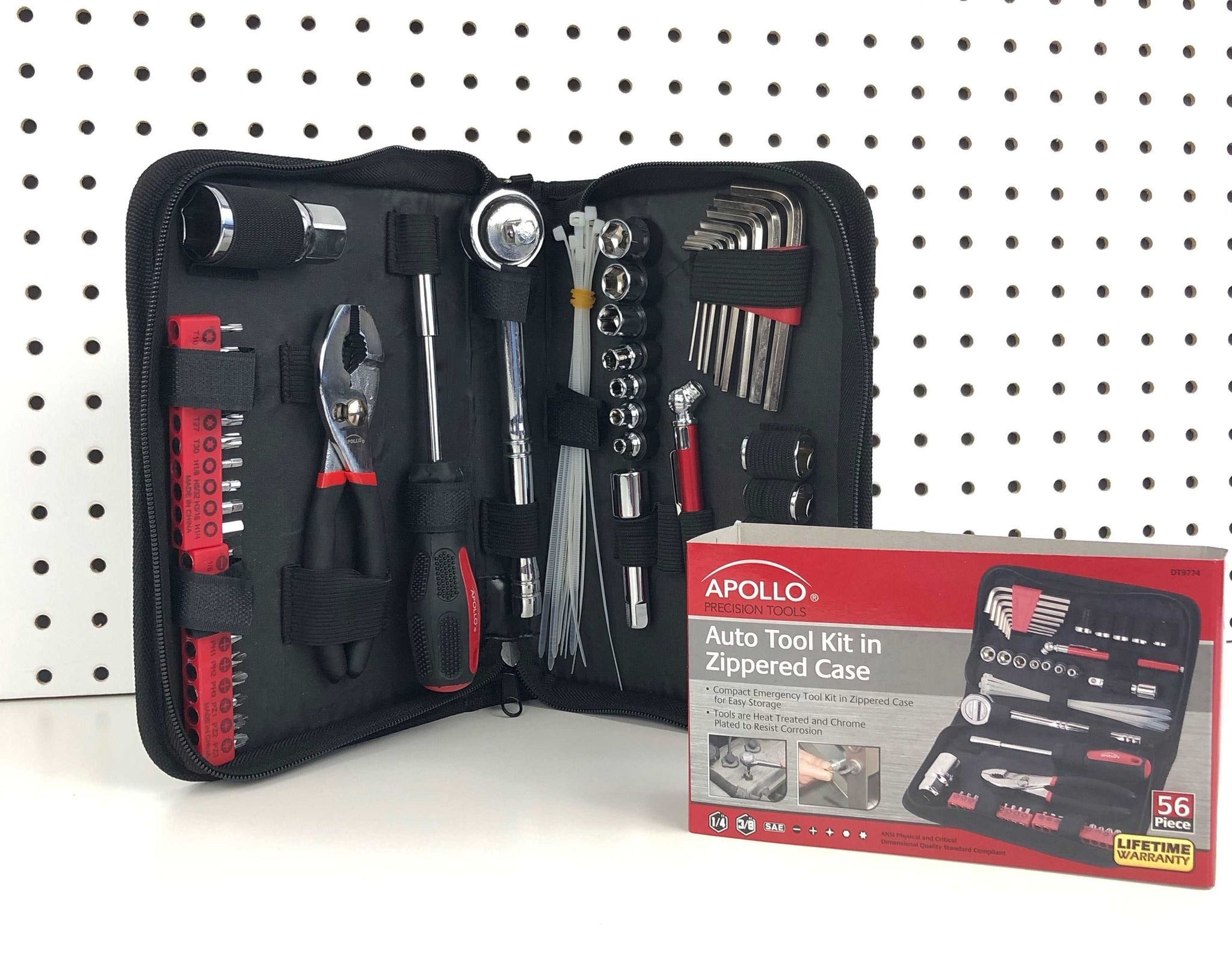 SAE Auto Tool Set In Zipper Case – Apollo Tools