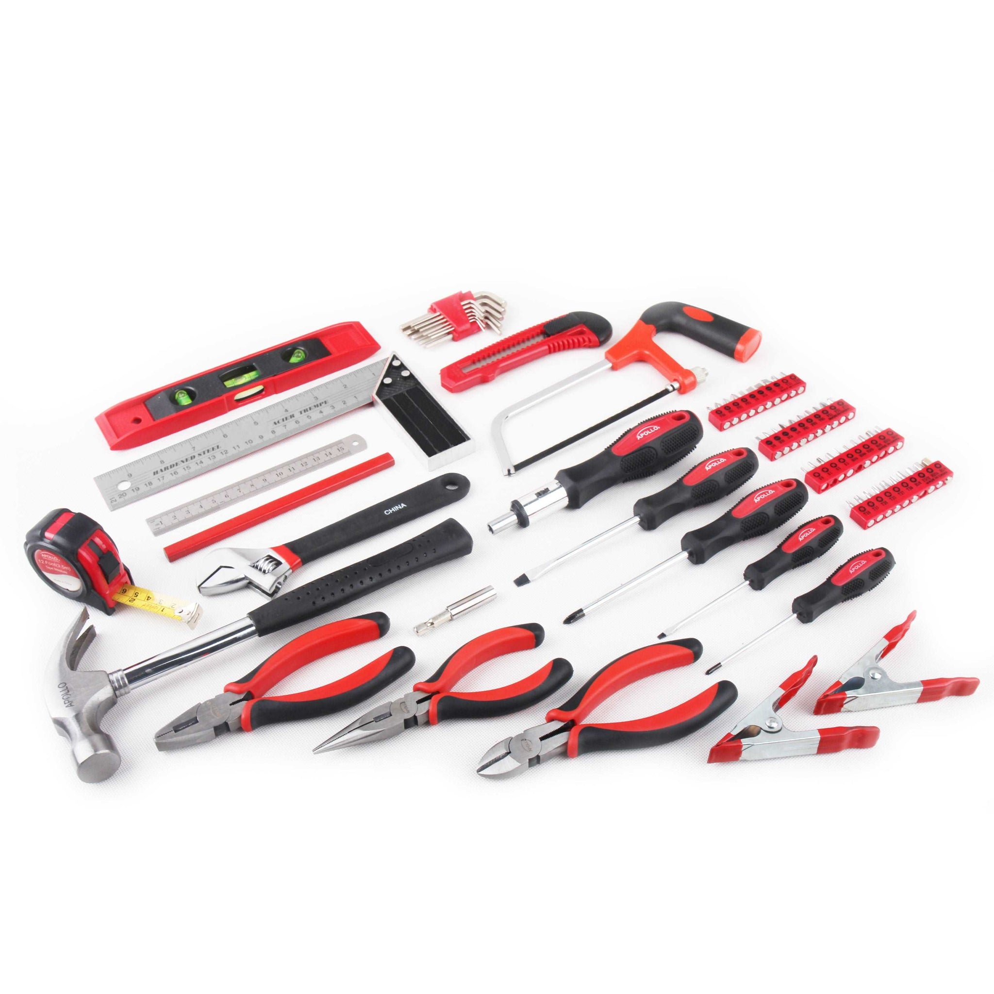 71 Piece Household Tool Kit in case – Apollo Tools