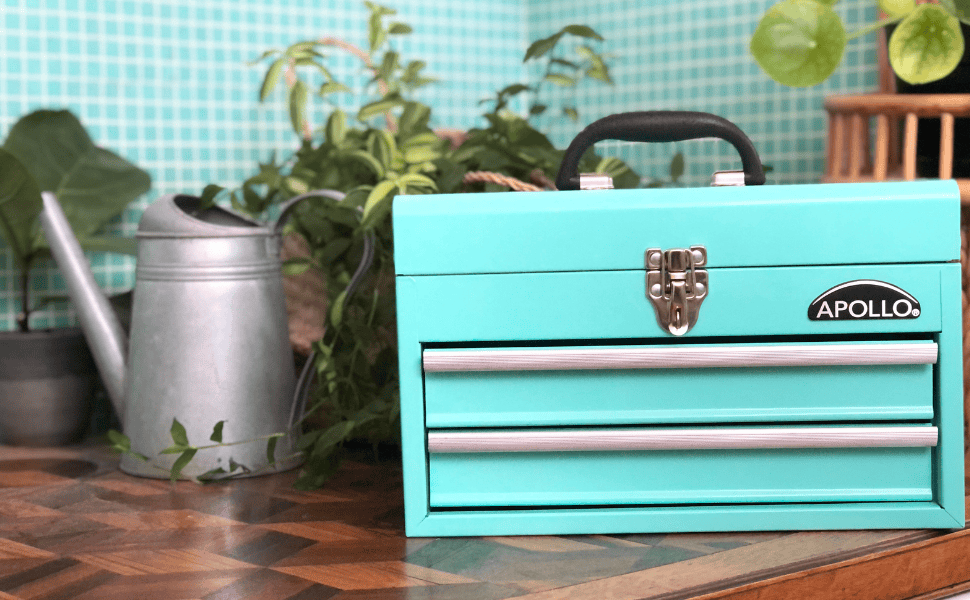 Aqua Green Steel Tool Chest with Powder Coated Finish - DT5010GR ...