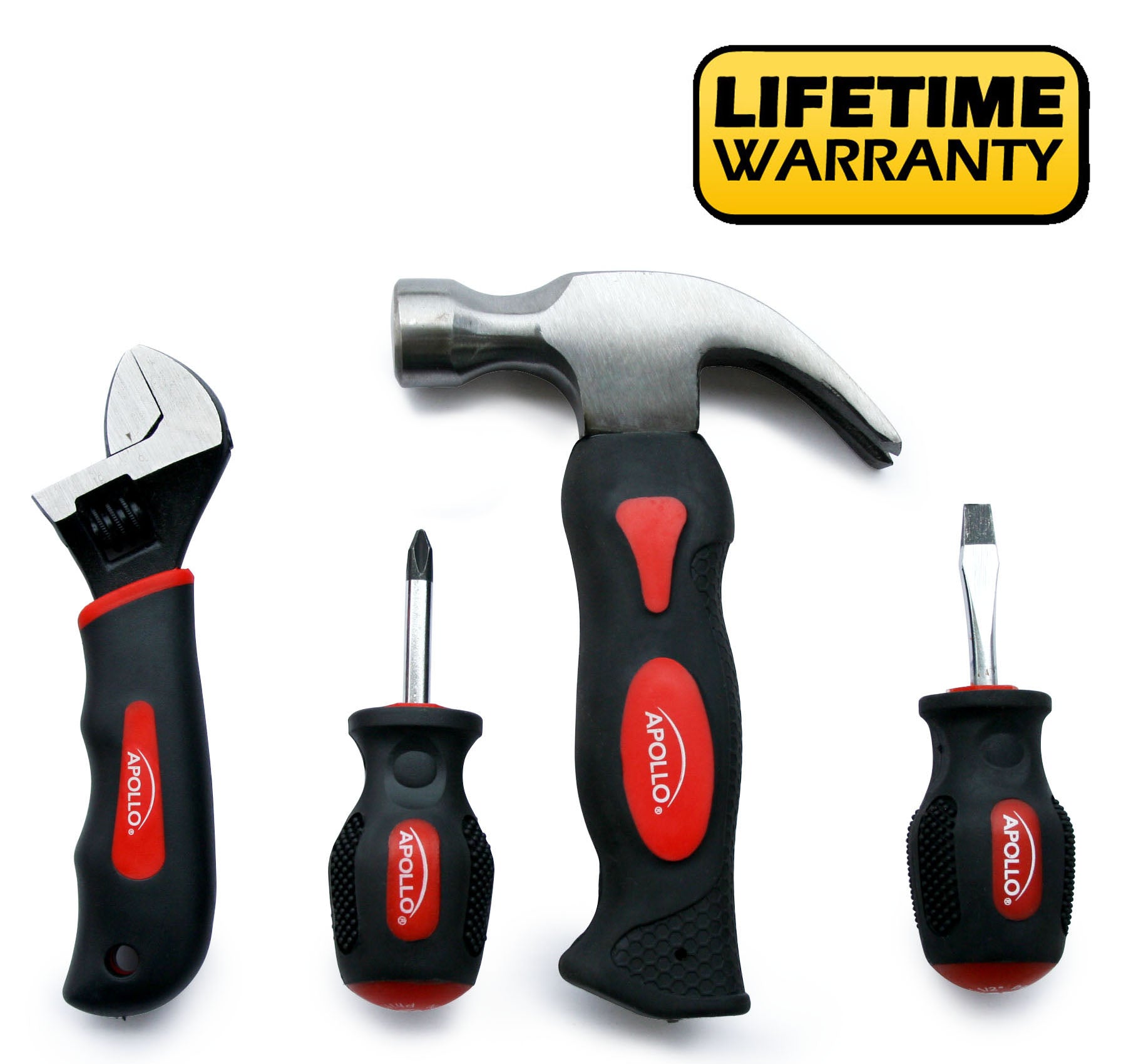 Four Piece Stubby Tool Set handy for hard to reach places with soft ...