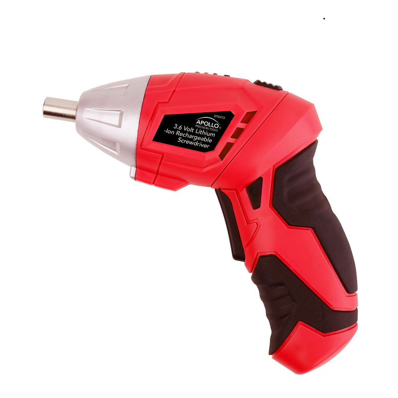 RED Dual-Angle 3.6 Volt Lithium-Ion Cordless Screwdriver – Apollo Tools