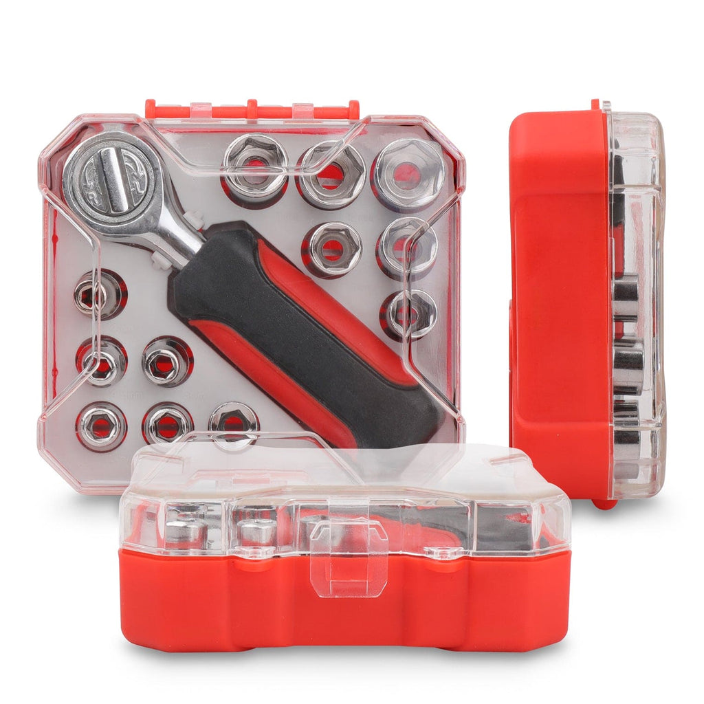 13 Piece ¼ Inch Drive Metric Socket Set - DT5023 – Apollo Tools