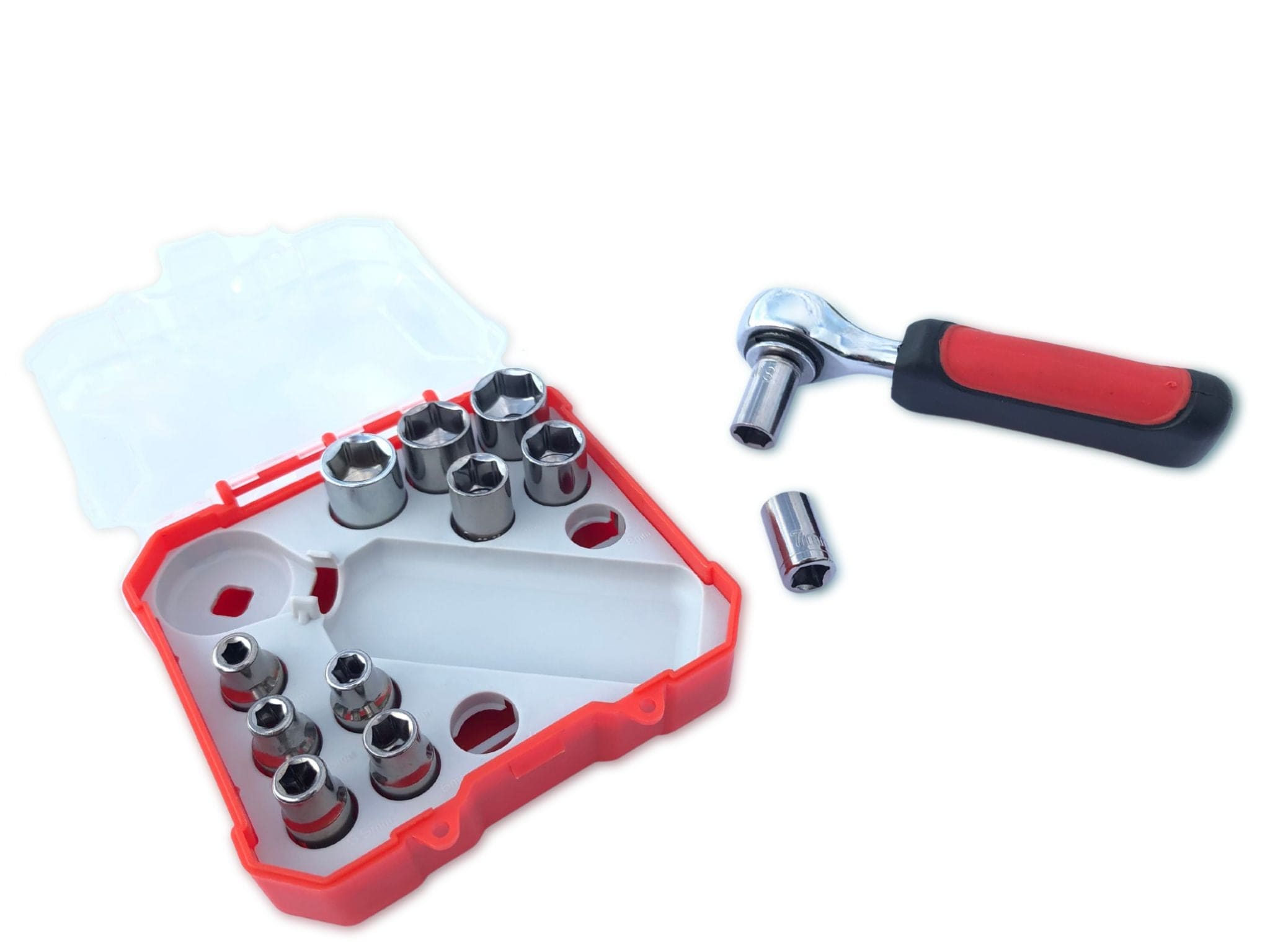 13 Piece ¼ Inch Drive Metric Socket Set - DT5023 – Apollo Tools